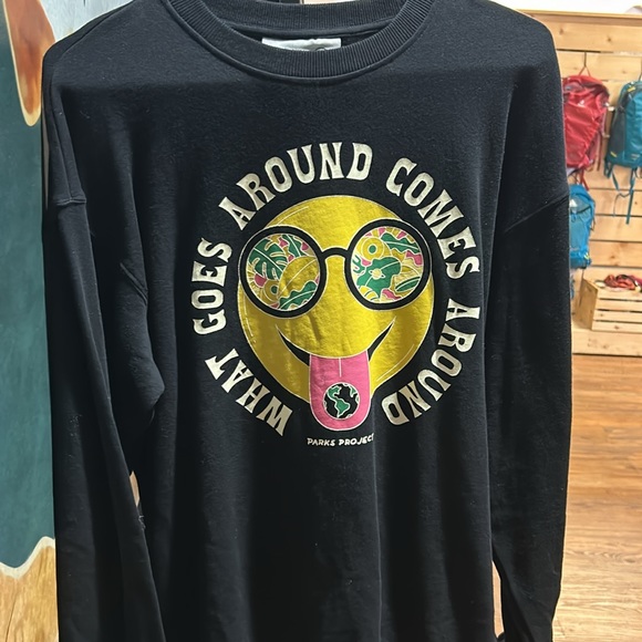 Parks Project | Tops | Parks Project Happy Face Sweatshirt | Poshmark